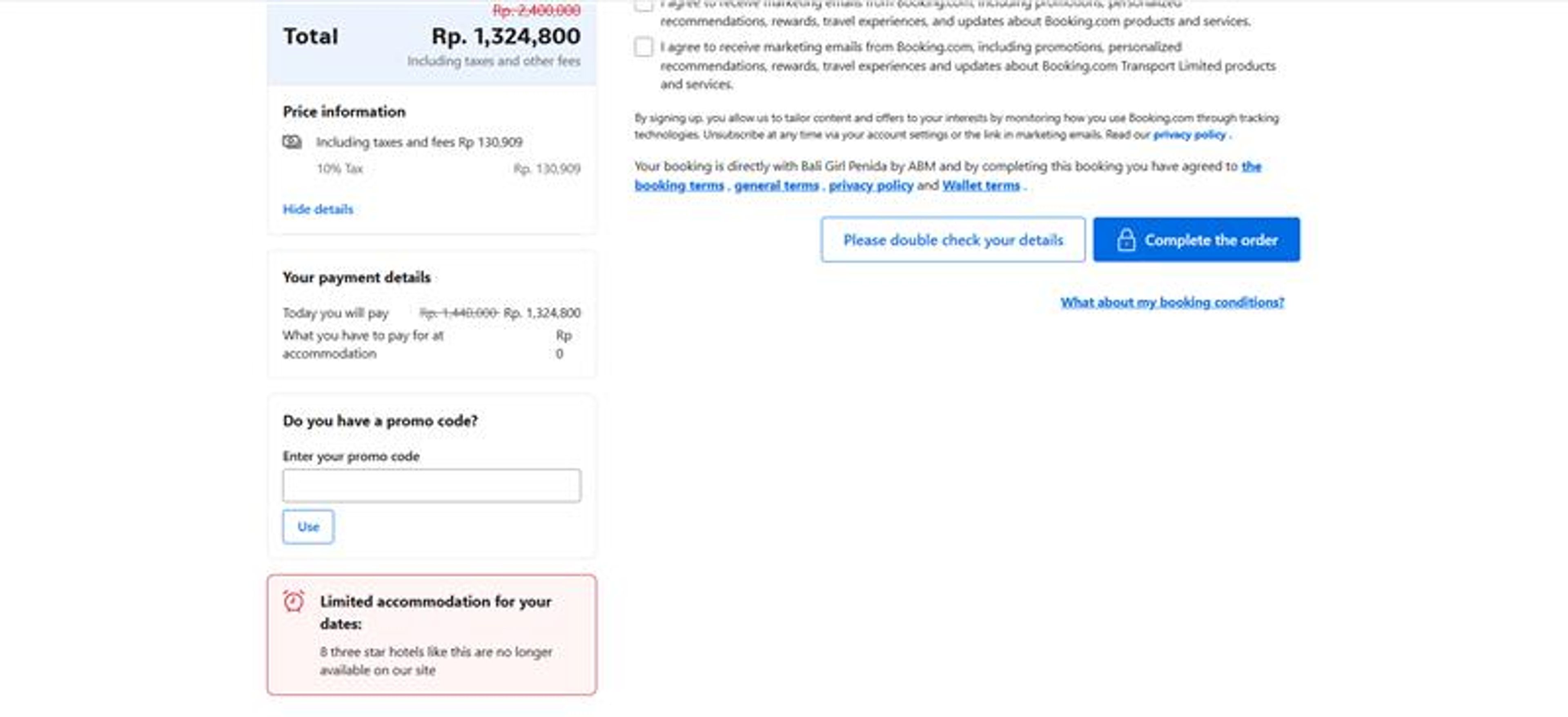 Hingga 50% OFF Booking.com Kode Promo di Indonesia Desember, 2025